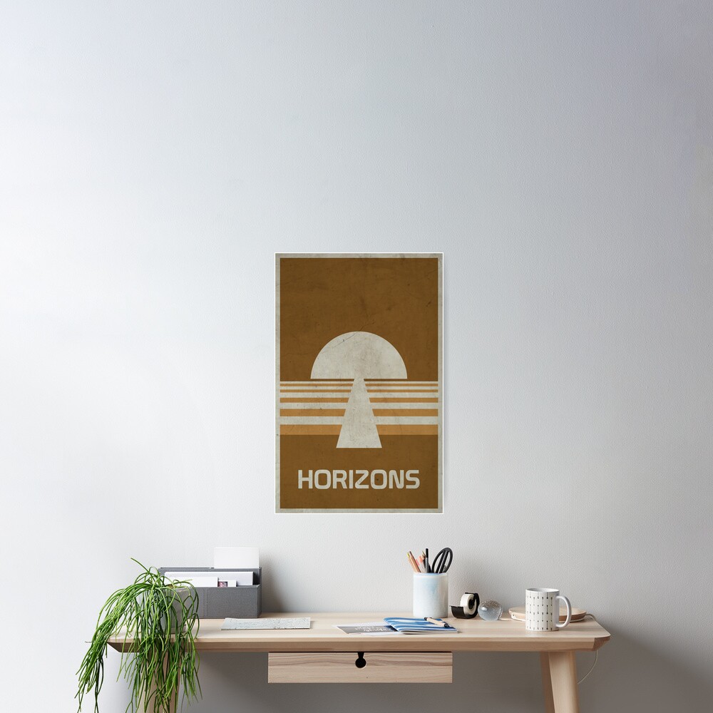 "Horizons" Poster for Sale by scbb11Sketch | Redbubble