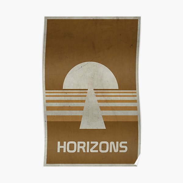 "Horizons" Poster for Sale by scbb11Sketch | Redbubble