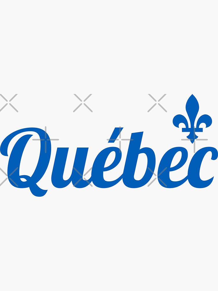 "Quebec " Sticker for Sale by ForzaDesigns | Redbubble