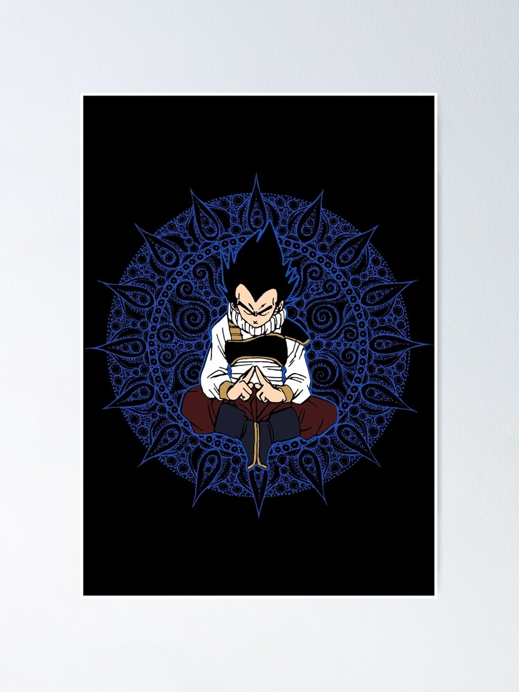 "Spirit Control Vegeta" Poster by hybridmindart | Redbubble