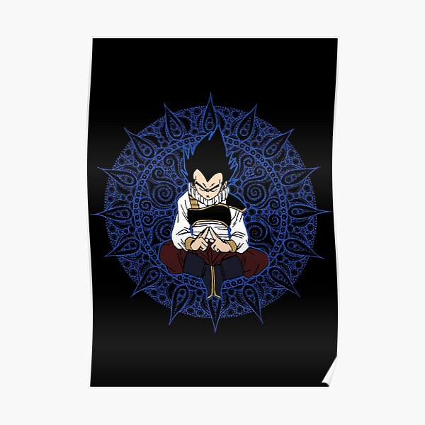 "Spirit Control Vegeta" Poster by hybridmindart | Redbubble
