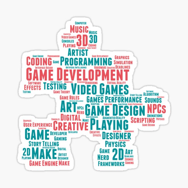 "Game Development" Sticker by Merchment | Redbubble