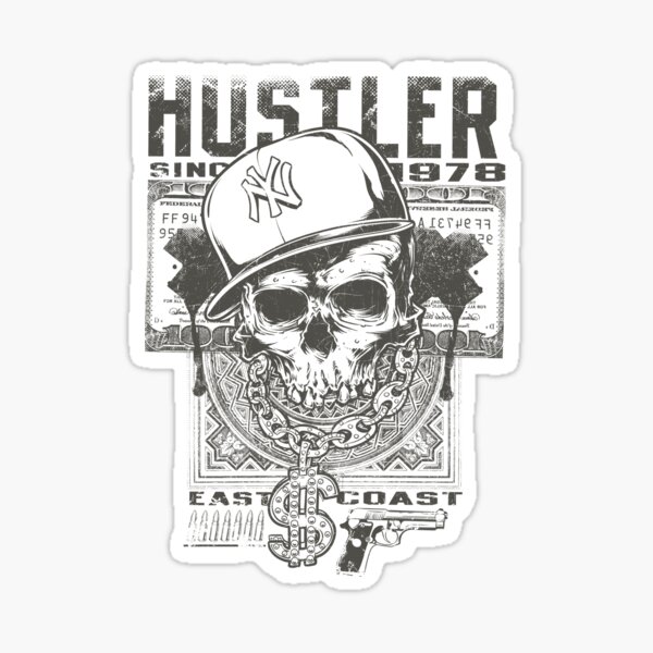 Hustler Stickers | Redbubble