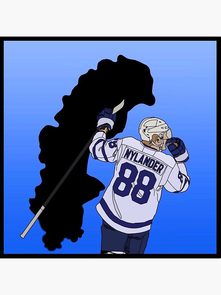 "William Nylander Digital Drawing" Poster by paytonreisner | Redbubble