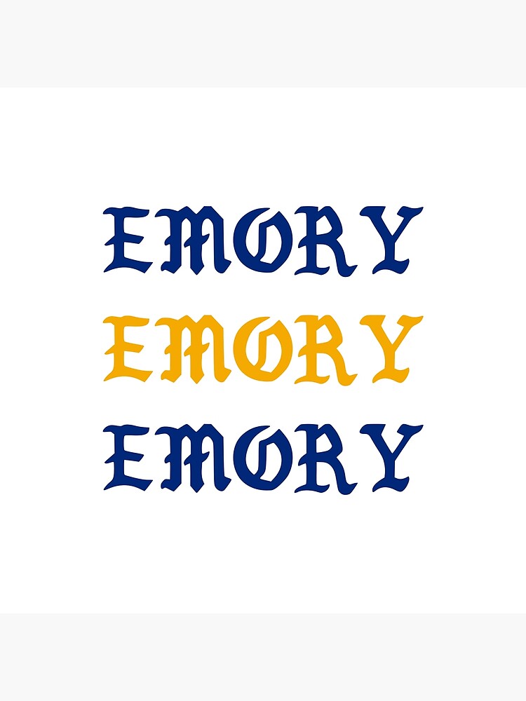 "Emory Sticker" Poster by Altogether | Redbubble