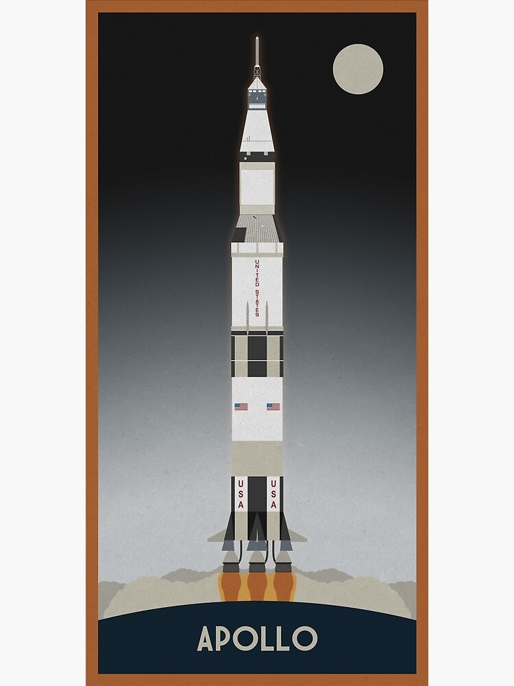 "Apollo Launch" Poster by scbb11Sketch | Redbubble