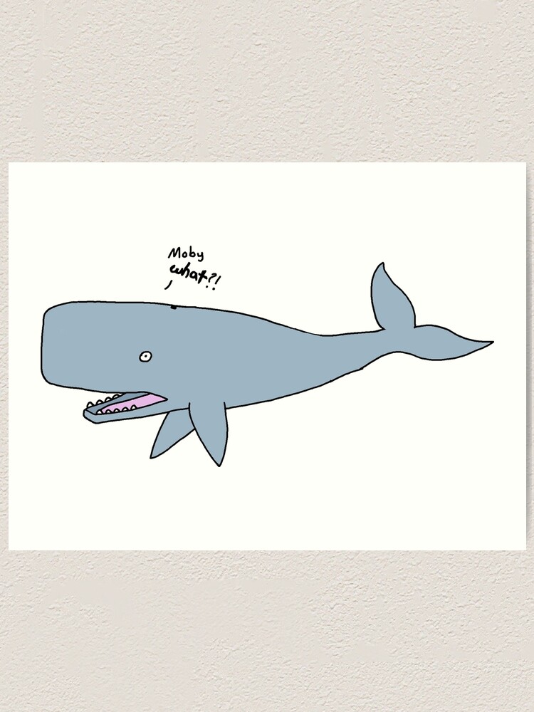 "Moby What" Art Print for Sale by acweingartner | Redbubble
