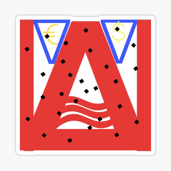 "ASA ASA" Sticker for Sale by Dilbarnayek | Redbubble