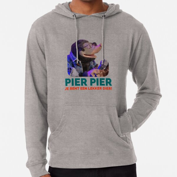 "Pier ist een lekker dier" Leichter Hoodie von edahdeboer | Redbubble