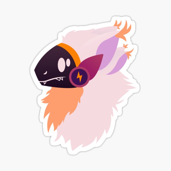 "Electro Flat Colour Protogen Head" Sticker for Sale by electrochoc ...