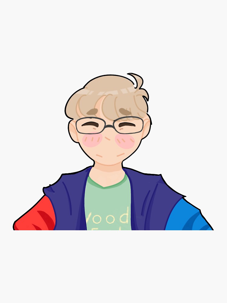 "CallMeCarson Cute Smile Cartoon Wood Fired Pizza" Sticker by BxxTLEG ...