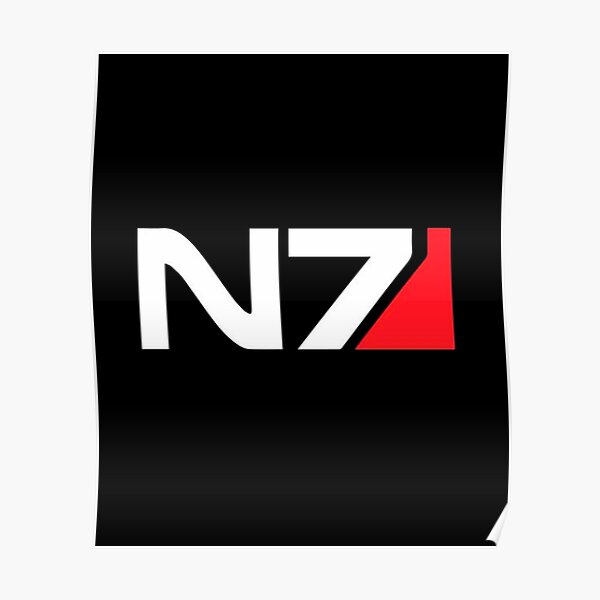 "Best Seller Mass Effect N7 Merchandise" Poster by AlexaGoodies25 ...