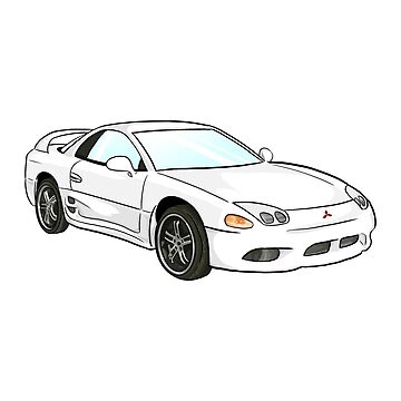 "3000GT" Sticker for Sale by Sourgrapefruit | Redbubble