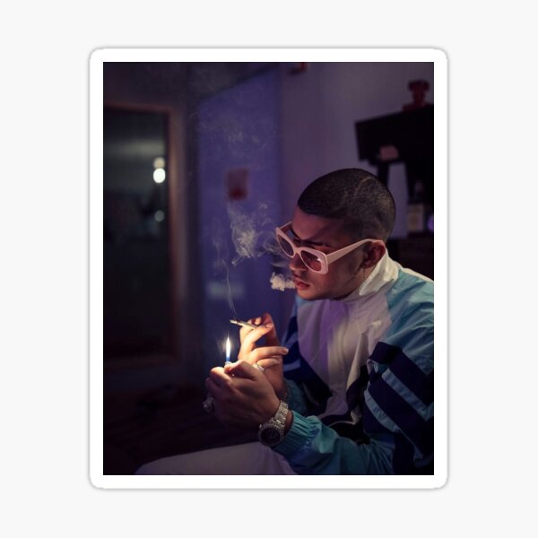 Smoking Bunny Stickers | Redbubble