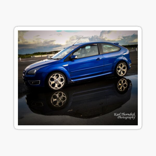 "mirror blue ford focus st" Sticker for Sale by karlthorndick | Redbubble