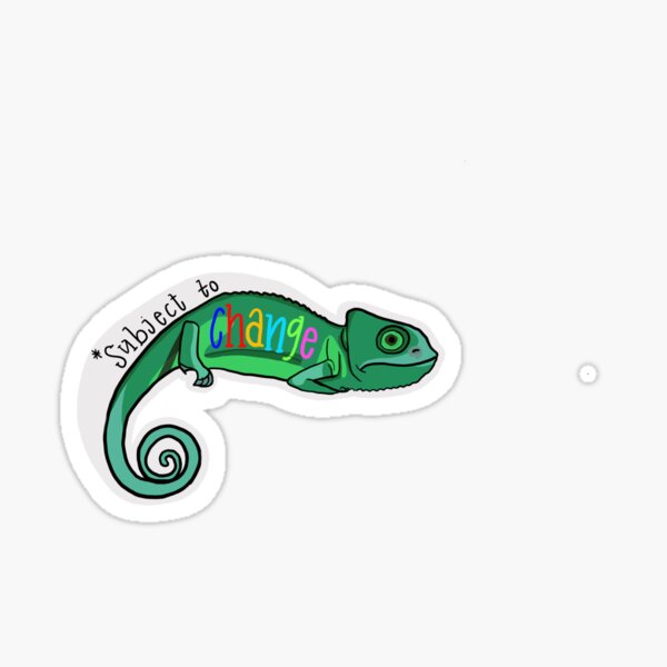 "*Subject To Change" Sticker for Sale by Some-ginger | Redbubble