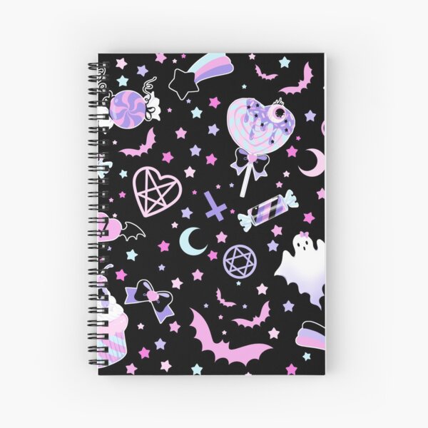 Pastel Goth Spiral Notebooks | Redbubble