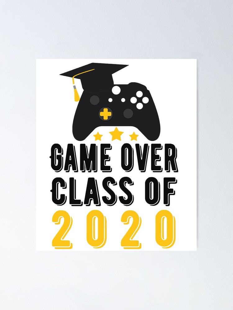 Póster «Game Over Class of 2020 Videojuegos Graduación Gamer Regalos ...