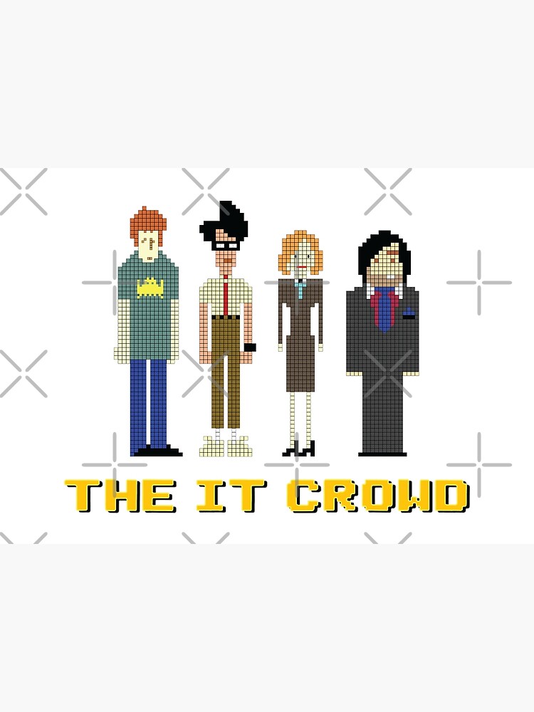 "The IT Crowd – Roy, Moss, Jen and Douglas" Poster by PonchTheOwl ...