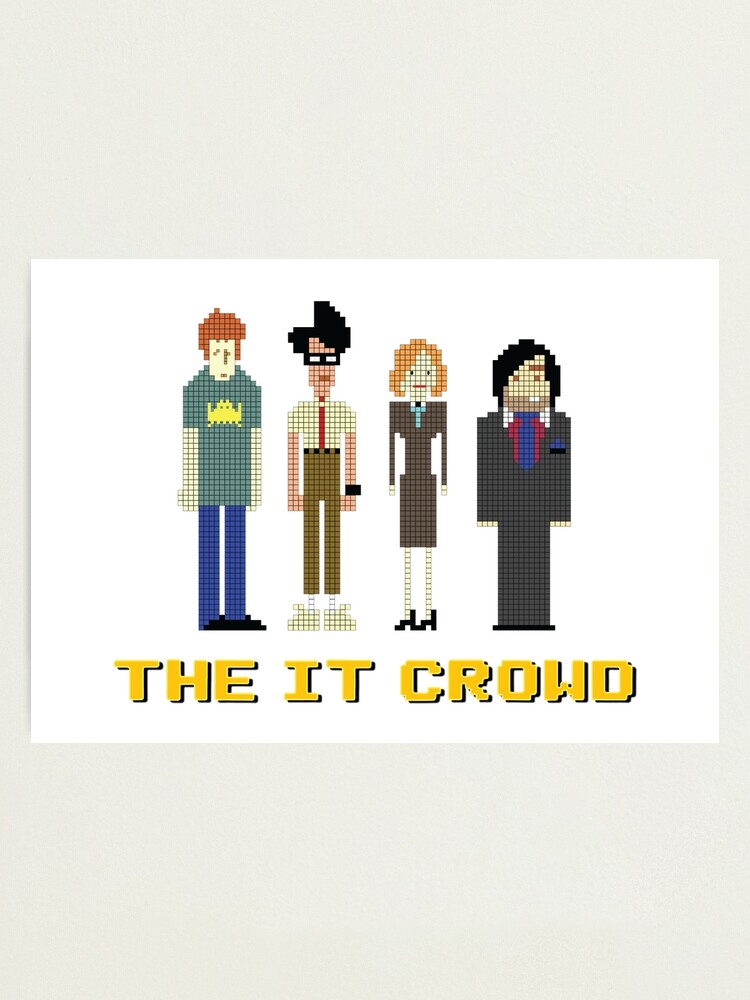 "The IT Crowd – Roy, Moss, Jen and Douglas" Photographic Print for Sale ...