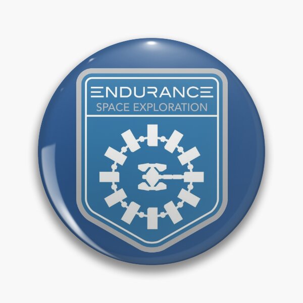 "Endurance Mission Patch" Pin for Sale by quarksbar | Redbubble