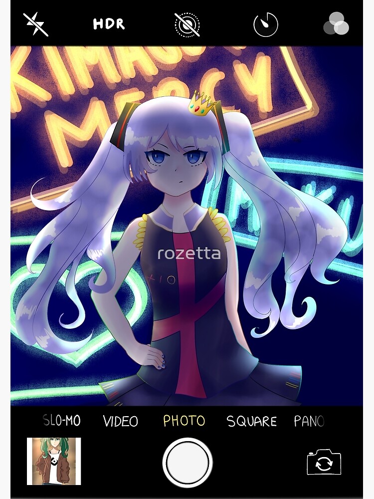"Kimagure Mercy Miku" Art Print by rozetta | Redbubble
