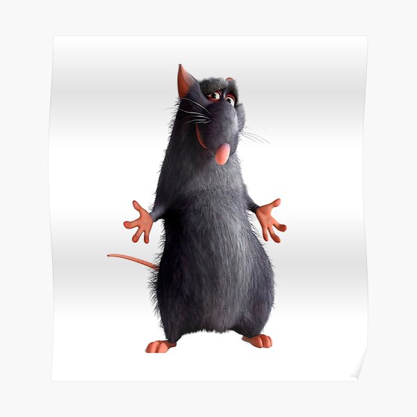 "Ratatouille Rat" Poster by Morphey22 | Redbubble