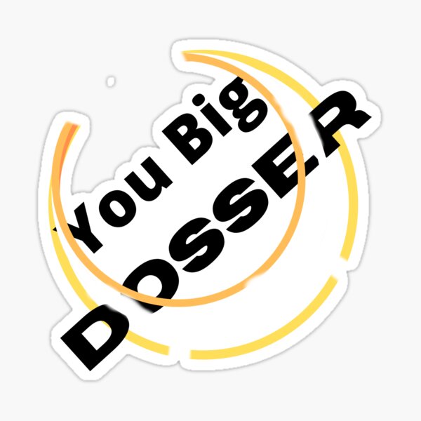 " Fury Your Big Dosser Letters Tess Shirt Tops" Sticker by Jalalpro5 ...