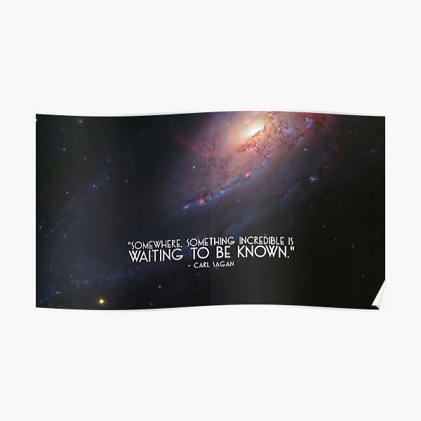 "Carl Sagan Quote" Poster for Sale by shengli1031 | Redbubble