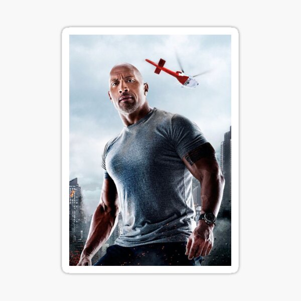 "dwayne johnson" Sticker for Sale by keyladea1 | Redbubble