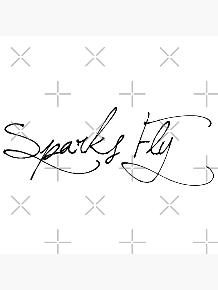 "Sparks Fly Taylor Swift Speak Now Album Track" Poster by bombalurina ...