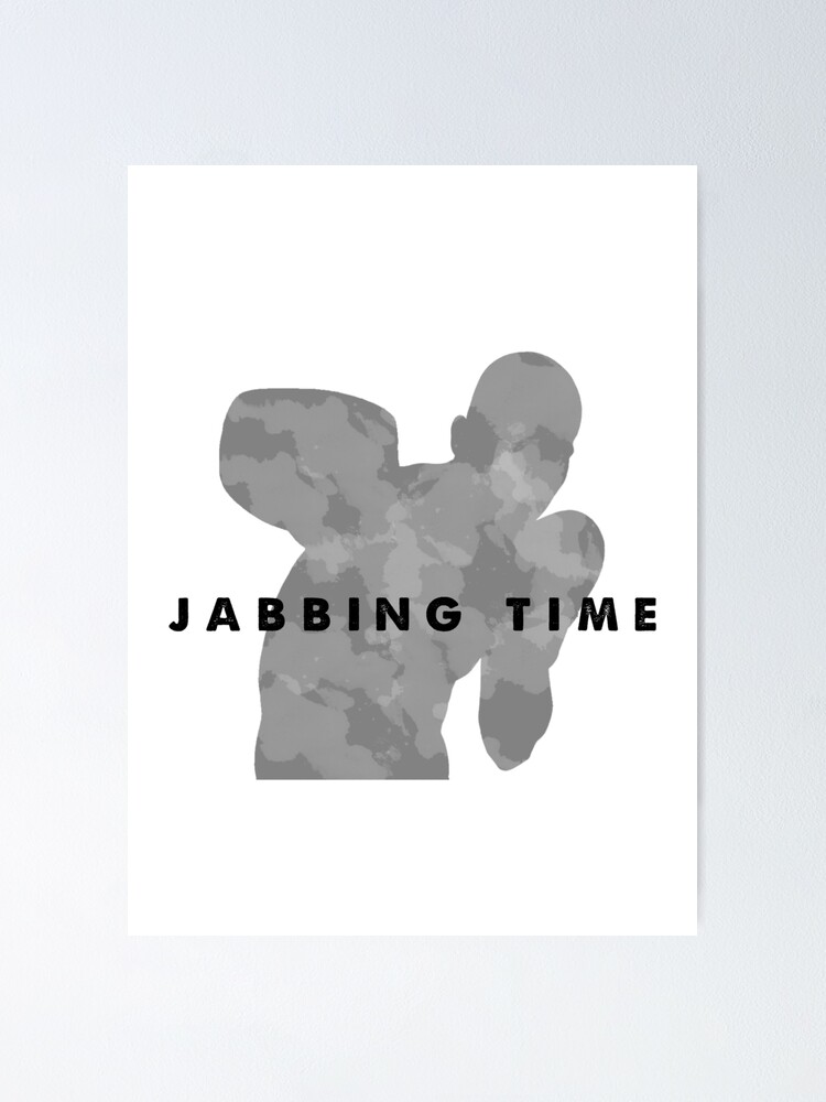 "Jabbing Time Boxing" Poster for Sale by ReadyToBox | Redbubble