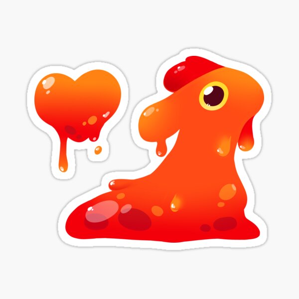 "Lava Slug" Sticker for Sale by lexissketches | Redbubble