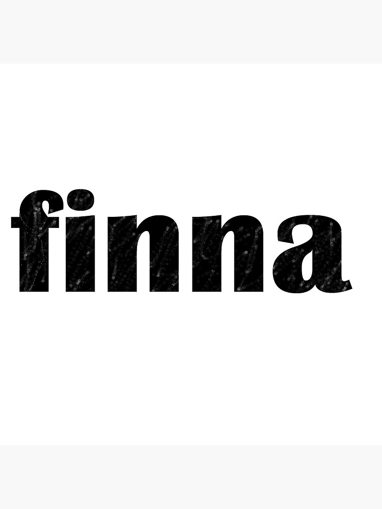 "finna" Sticker by ErickRDZ | Redbubble