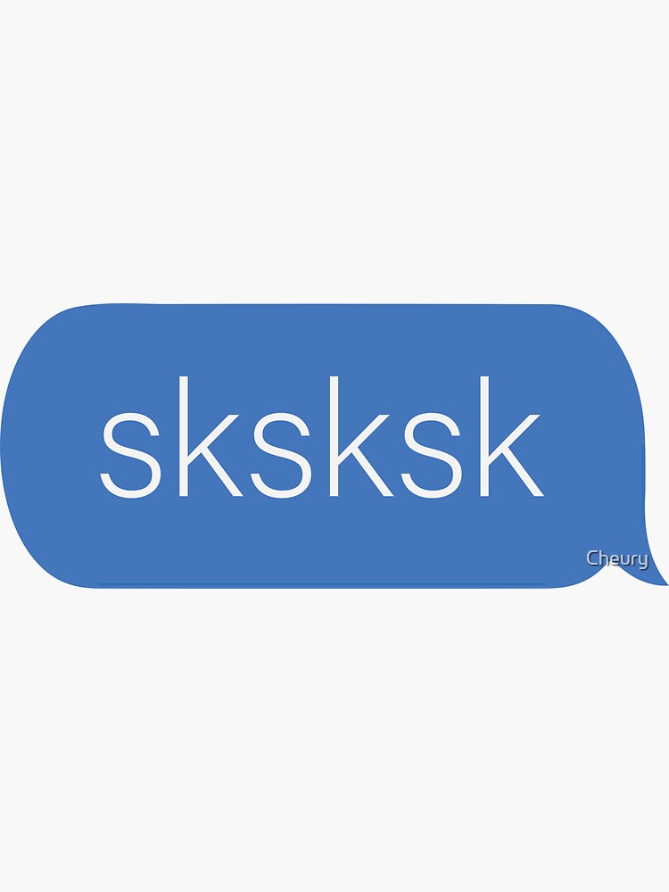 "sksksk vsco girl sticker" Sticker by Cheury | Redbubble