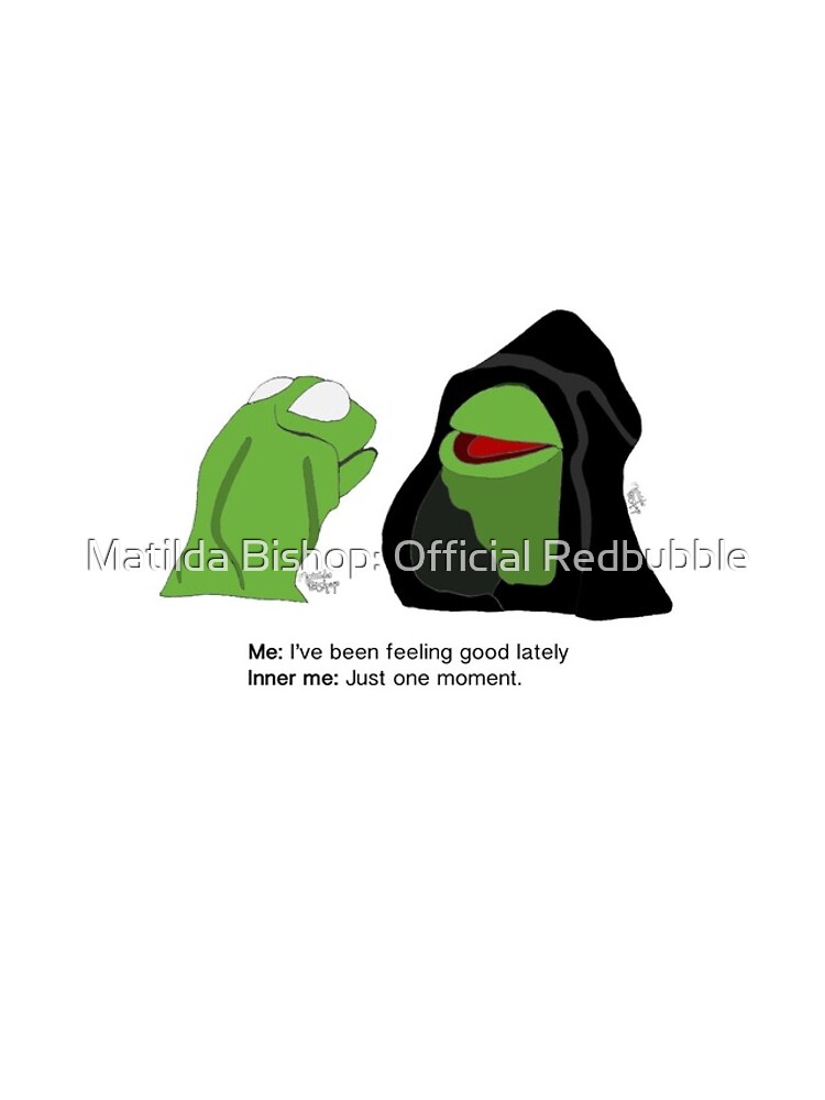 "Evil Kermit: Anxiety Starter" iPhone Case for Sale by matildabishop ...