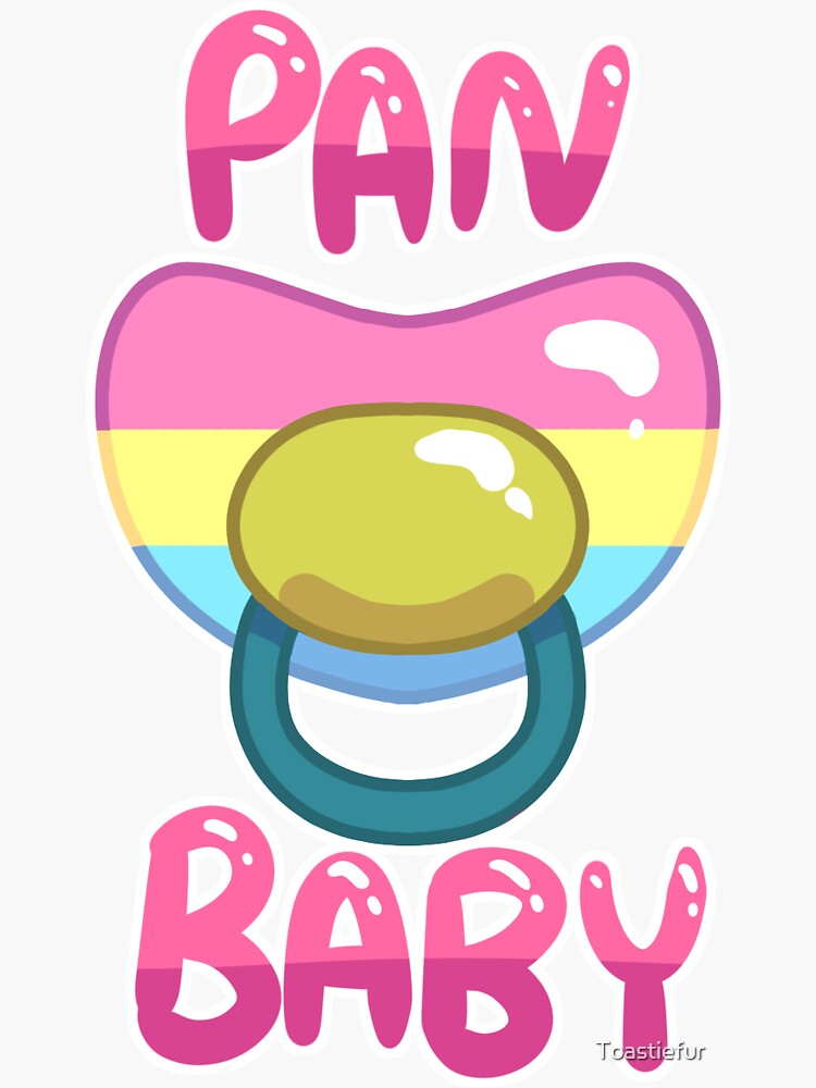 "Pan Baby" Sticker for Sale by Toastiefur | Redbubble