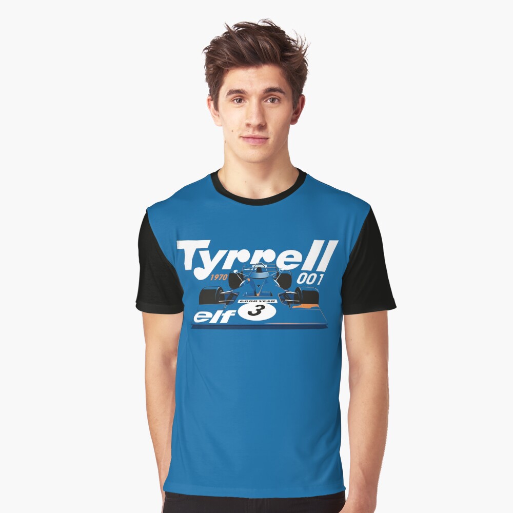 "Tyrrell 001 1970 F1 car" T-shirt for Sale by velocitygallery ...