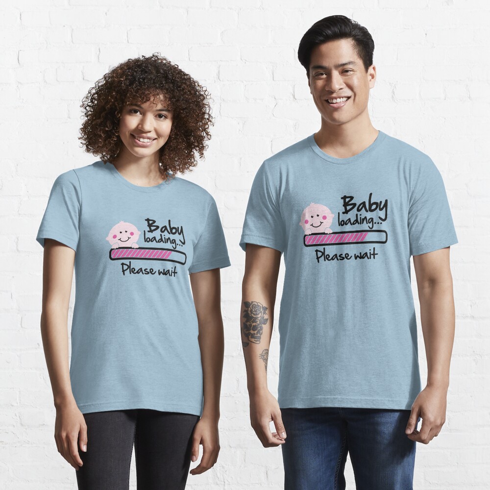 "baby loading" T-shirt for Sale by Cheesybee | Redbubble | baby loading ...