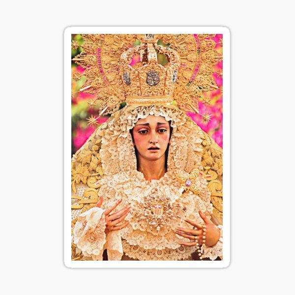"Ave Maria" Sticker for Sale by adaba | Redbubble