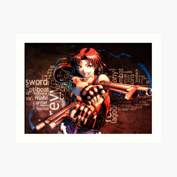 "Black Lagoon Revy" Art Print for Sale by terpres | Redbubble