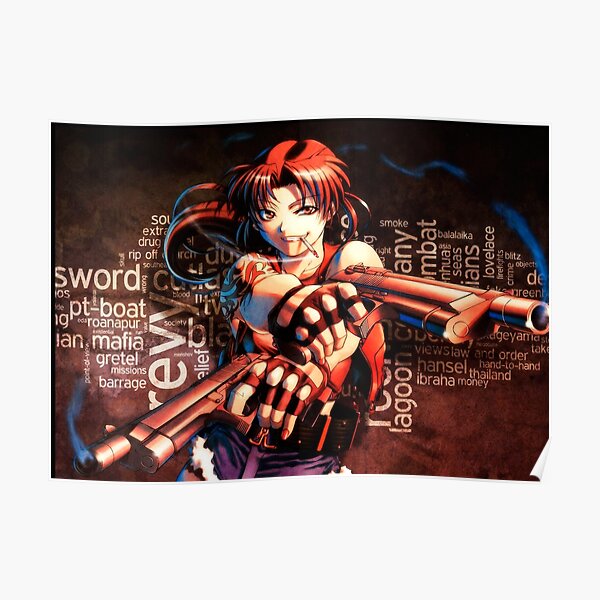 "Black Lagoon Revy" Poster for Sale by terpres | Redbubble