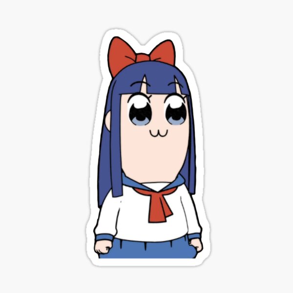 "Pipimi standing." Sticker for Sale by jennah-cheese | Redbubble
