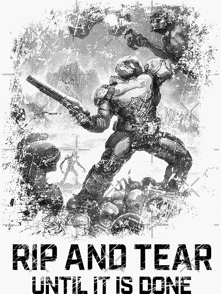 "Doomguy" Sticker for Sale by NoAvgPxlPusher | Redbubble