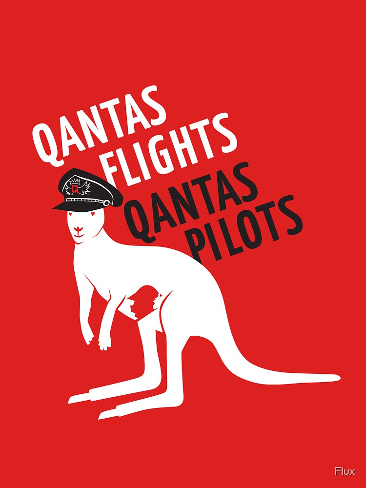 "Qantas Flights, Qantas Pilots" T-shirt for Sale by Flux | Redbubble ...
