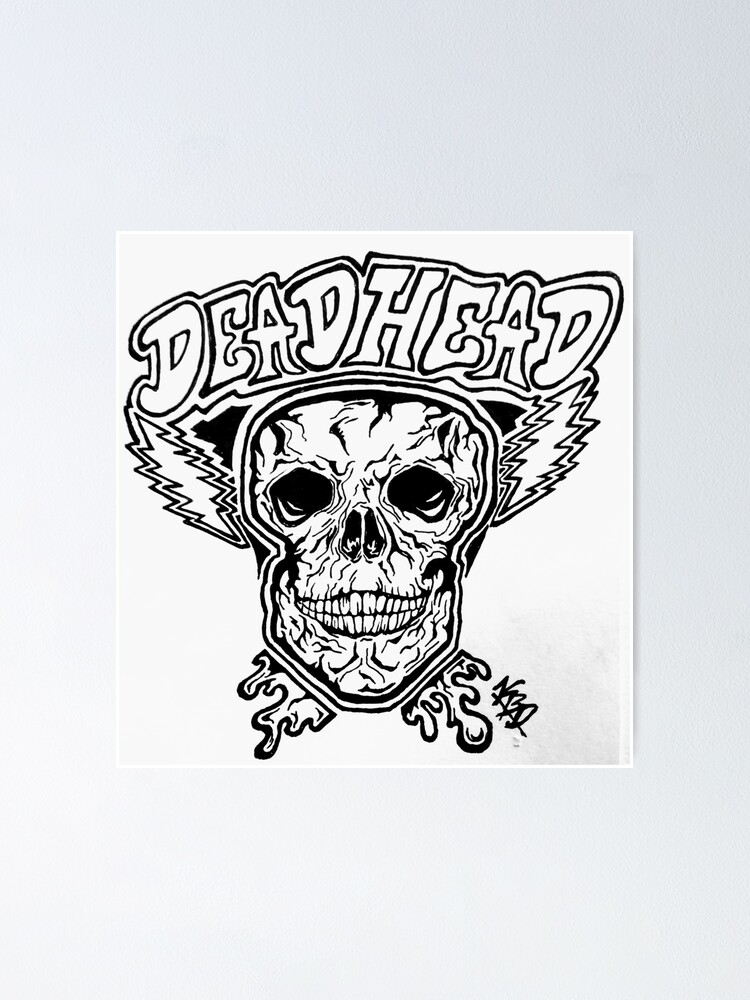 "Kbd Original Gratefuldead DeadHead drawing" Poster by kbdartwork ...