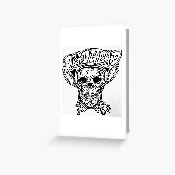 "Kbd Original Gratefuldead DeadHead drawing" Greeting Card by ...
