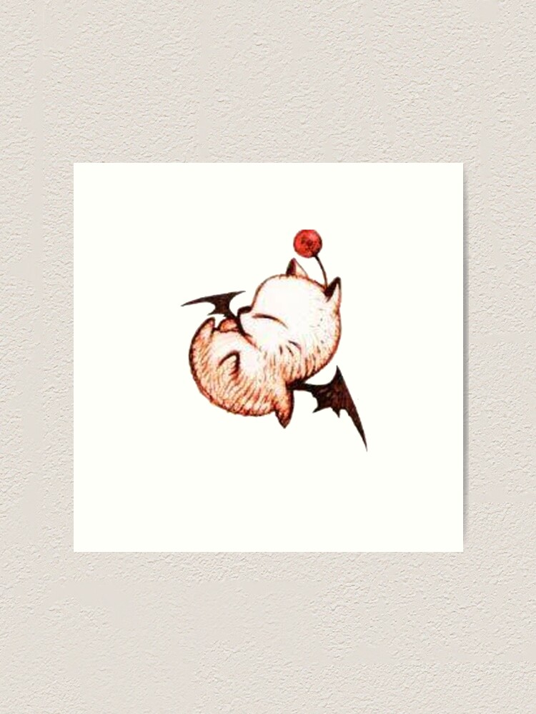 "Final Fantasy Tactics Moogle" Art Print for Sale by CassidyCreates ...