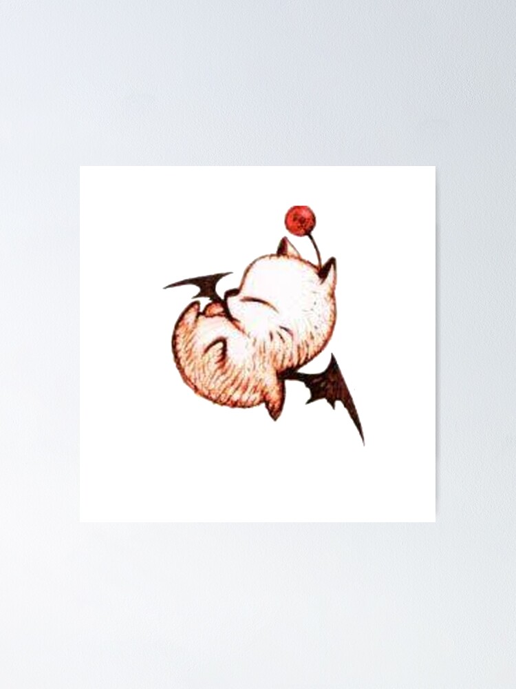 "Final Fantasy Tactics Moogle" Poster for Sale by CassidyCreates ...