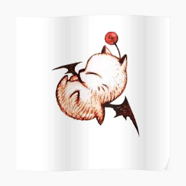 "Final Fantasy Tactics Moogle" Poster for Sale by CassidyCreates ...